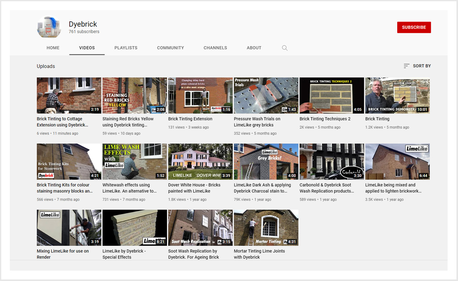 Video Demonstrations - Dyebrick